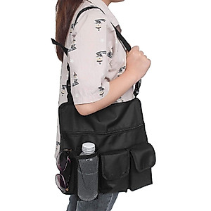 Beach Chair Armrest Bag Outdoor Chairs Hanging Storage Pouch Handy Pocket Chair Organizer Carry Bag Arm Chair Caddy Folding Walker Bag Tote Bag Shoulder Side Bag for Camping Beaching Outdoor Leisure