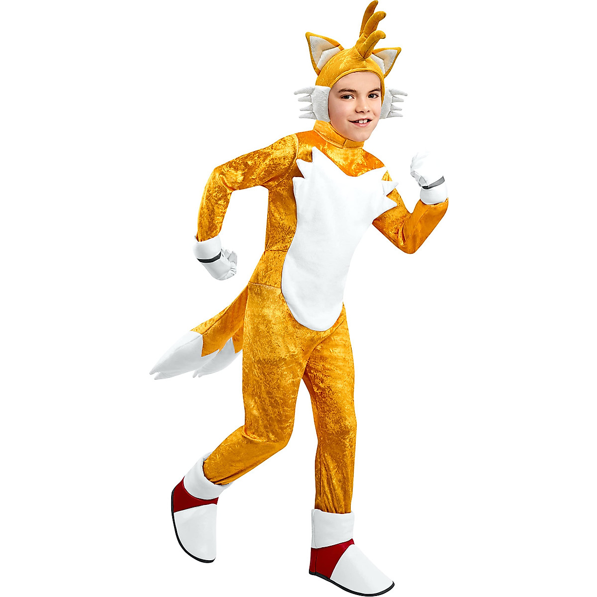Rubies Sonic Deluxe Tails Costume, Child's Medium, for Halloween or theme party