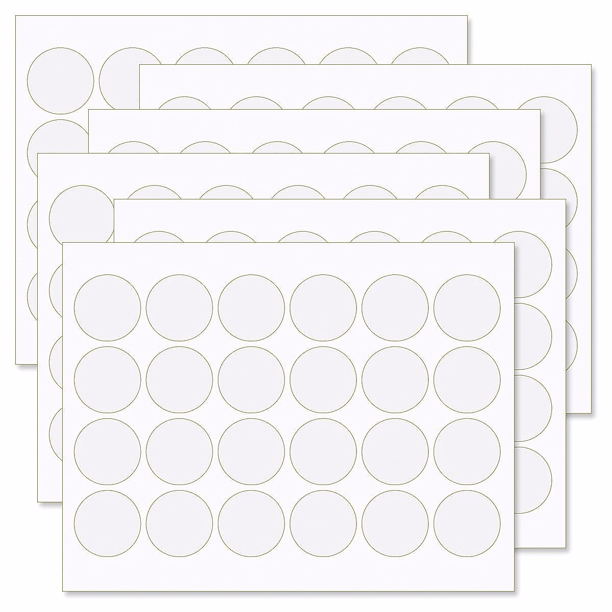 Silver Bell Cardinals Christmas Envelope Seals - Set of 144 Self-Adhesive, Flat-Sheet, 1-1/2" Round Sticker Seals, by Colorful Images