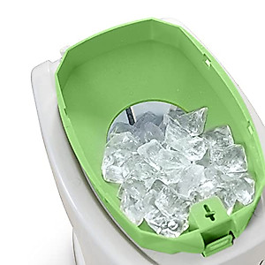 Taco Tuesday 56-Oz. Margarita & Slush Maker, Shave, Blend, and Shave-Blend Settings, Water Drip Reservoir and Cord Storage Included, White/Lime Green