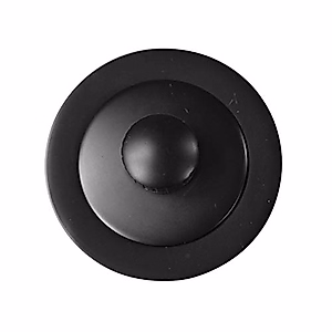 Westbrass Pull & Drain Sch. 40 PVC Bath Waste with One-Hole Top Elbow, Matte Black, D49721-62