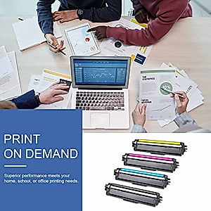 ALUMUINK Compatible TN 225 TN-225 High Yield Toner Cartridge Set Replacement for Brother TN225 MFC-9130CW 9140CDN 9340CDW HL-3140CW 3180CDW Printer (2 Black, 1 Cyan, 1 Magenta, 1 Yellow, 5 Pack)