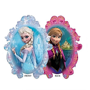 Disney Frozen Birthday Balloon Bouquet - 10 Pieces