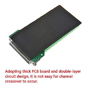 ANMBEST DB37 Solderless RS232 D-SUB Serial to 37-pin Port Terminal Female Adapter Connector Breakout Board