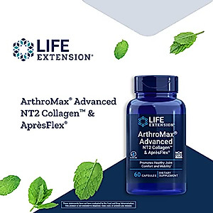 Life Extension ArthroMax Advanced with NT2 Collagen & AprèsFlex Capsules, Our Joint Health, Comfort & Mobility Formula, Non-GMO, Gluten-Free, 60 Count