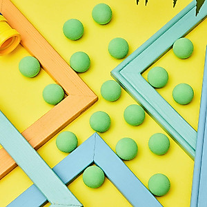 Frienda 24 Pieces Refill Balls Soft Foam Balls Approx 1.2 Inch in Diameter, Foam Ball Refills (Green)