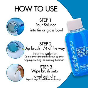 Cinema Secrets Professional Makeup Brush Cleaner Kit, 2 fl oz, Vanilla