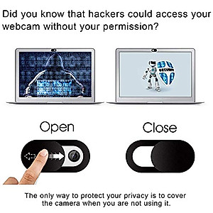 Privacy Camera Cover Security Blocker Webcam Closure Black Compatible with Motorola One Zoom Phone