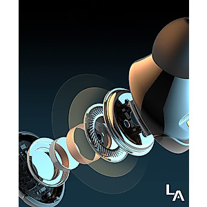 LAURRY F9 Pro True Wireless Earbuds Bluetooth Headphones with Wireless LED Digital Charging Case | Outstanding Details | Deep Bass for Sport (White)