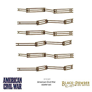 WarLord Black Powder Epic Battles American Civil War Starter Set Military Table Top Wargaming Plastic Model Kit 311514001 , Green