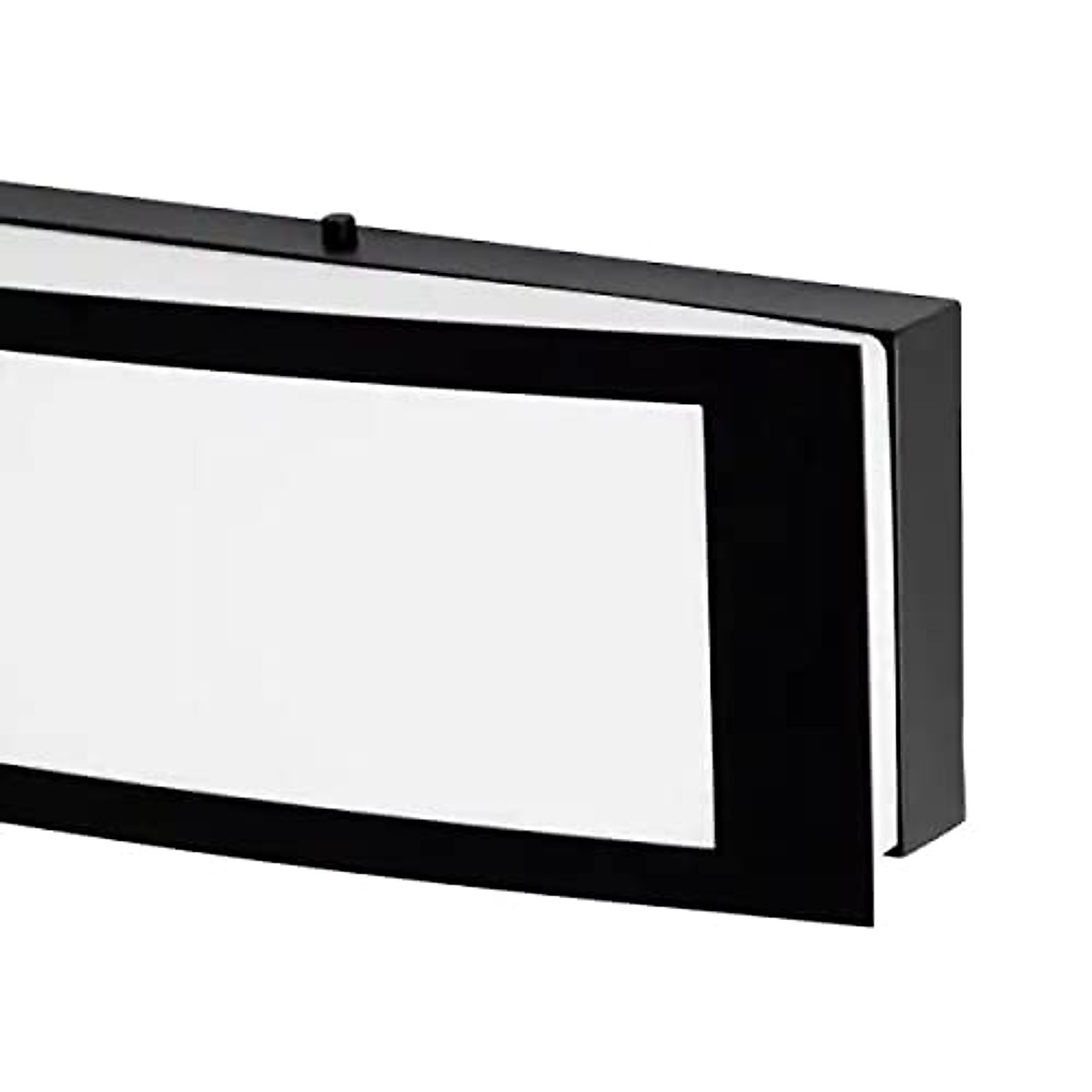 Hampton Bay Lighting Woodbury 24.5 in. Matte Black LED Vanity Light Bar, IQP1381L-4/BK