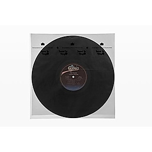50 LP Inner Sleeves Anti Static Square Vinyl Record Sleeves 33 RPM 12" Provide Your LP Collection with The Proper Protection - Invest In Vinyl
