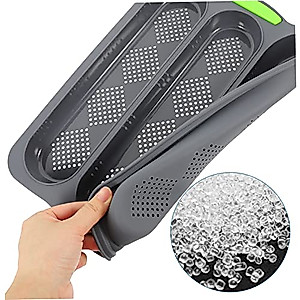 Housoutil Square Pan Square Cupcake Pans French Bread Pan Silicone Gummy Molds Non Stick Bakery Trays Bagette French Baking Mould Kitchen Baking Tool Wave Stick Baking Tools Baking Mold Slot