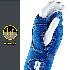 FUTURO Night Wrist Support, Helps Provide Nighttime Relief of Carpel Tunnel Symptoms, Breathable, One Size