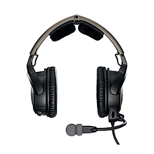 Bose A20 Aviation Headset with Standard 5-Pin XLR Plug Cable, Black