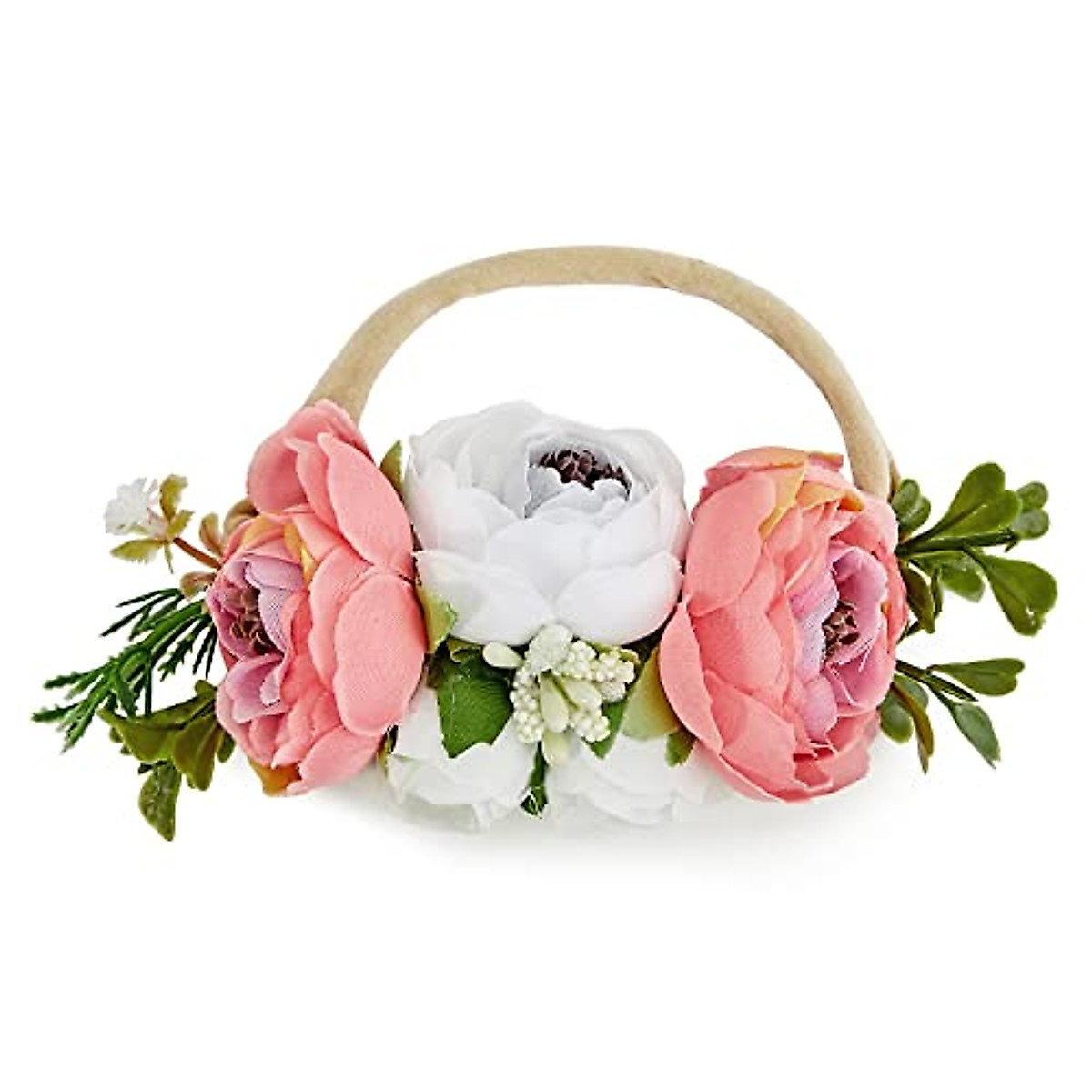 Century Star Tulle Tutu Dress Baby Toddler Girls First Birthday Outfit 1 One Year Old Gifts Easter Festival Dress Up Sundress with Flower Headband Light Pink 12 Months