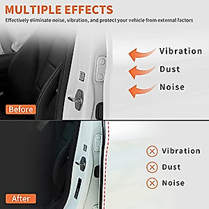 40 Feet Rubber Edge Trim Seal Strip, BISOTHAI Self-Adhesive Rubber U Channel Weather Stripping for Car Doors, Hatches, and Glass, Steel Plates, Easy Cut to Size with Tailor Scissors(Black)