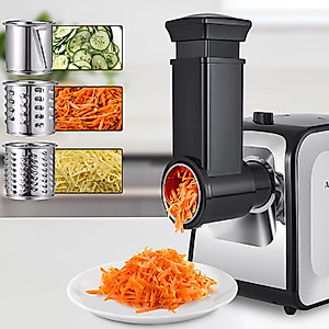 ALTRA LIFE Meat Grinder, Sausage Stuffer, [2800W Max] Electric Meat Mincer with Stainless Steel Blades & 3 Grinding Plates,Sausage Maker & Kubbe Kit for Home Kitchen & Commercial Using (MG090-M)