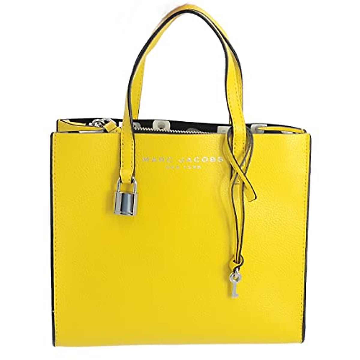 Marc Jacobs M0015685 Hot Spot Yellow With Silver Hardware Small Women's Top Handle/Shoulder Bag