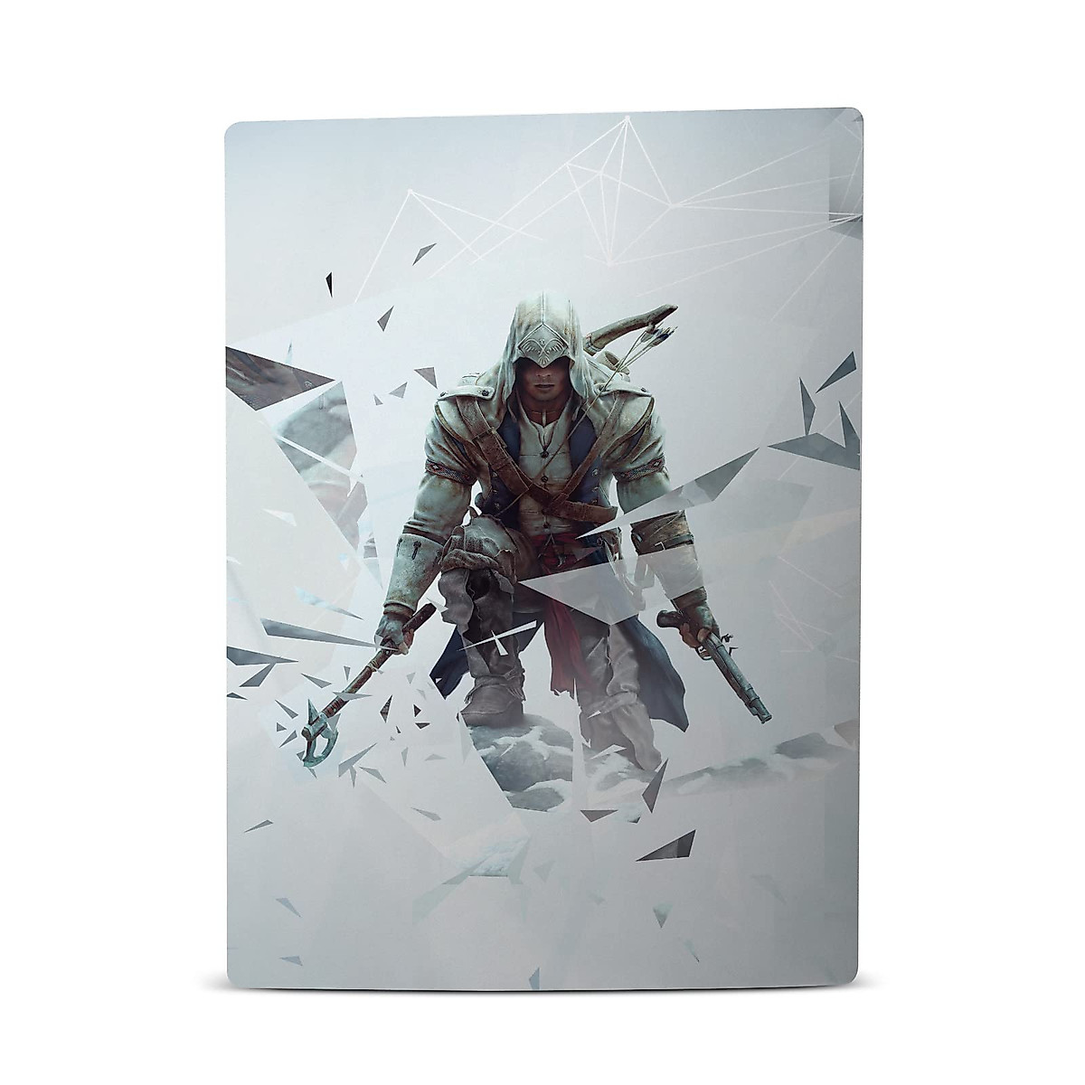 Head Case Designs Officially Licensed Assassin's Creed Connor III Graphics Vinyl Faceplate Sticker Gaming Skin Decal Cover Compatible With Sony PlayStation 5 PS5 Disc Edition Console