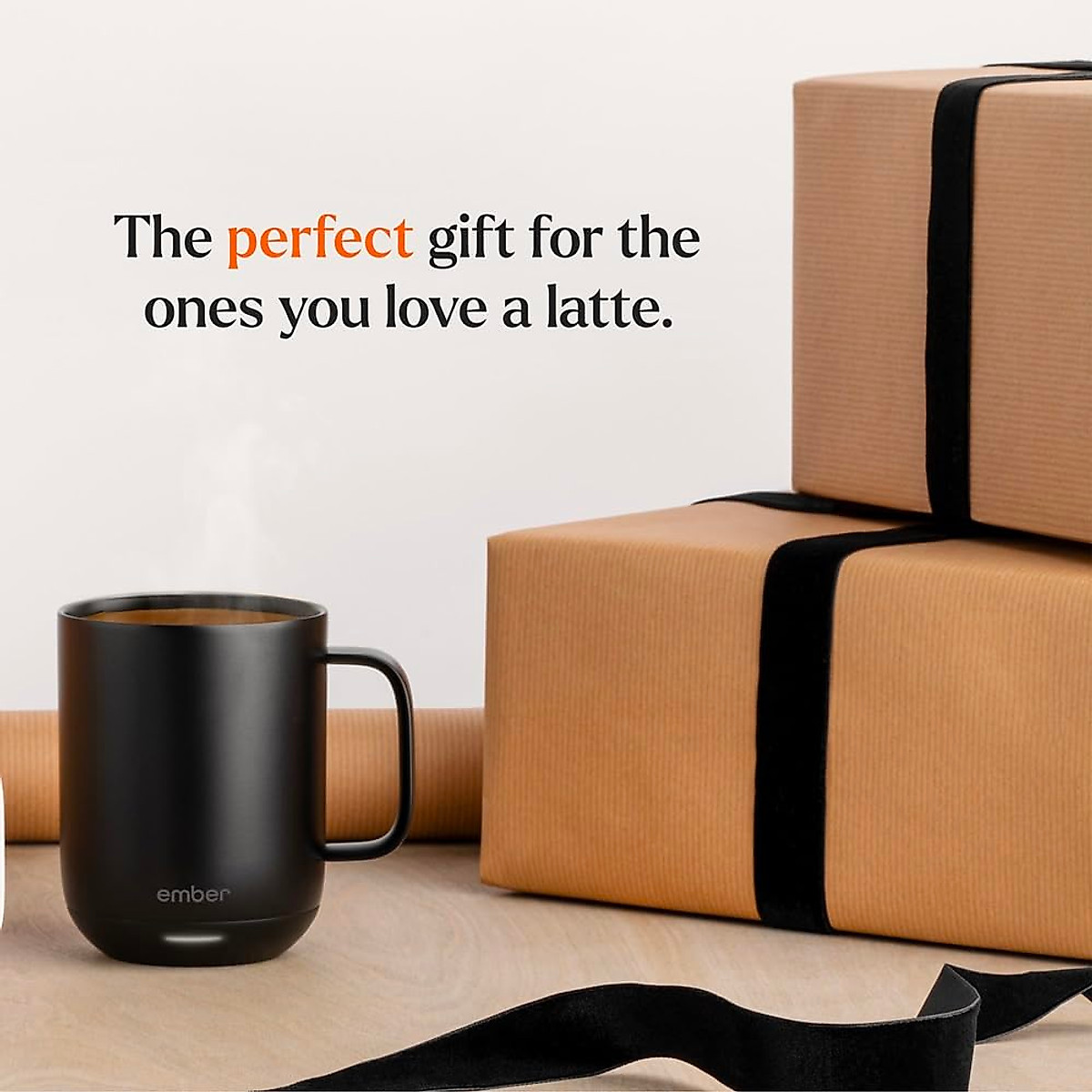 Ember Temperature Control Smart Mug 2, 10 oz, Black, 1.5-hr Battery Life - App Controlled Heated Coffee Mug - Improved Design