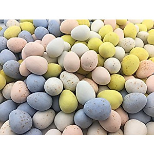 Mini Eggs Milk Chocolate Candy 5 Pounds Bulk, All Kosher Dairy Eggs With A Crisp Sugar Shell 5 lbs Bulk Egg Special Buy