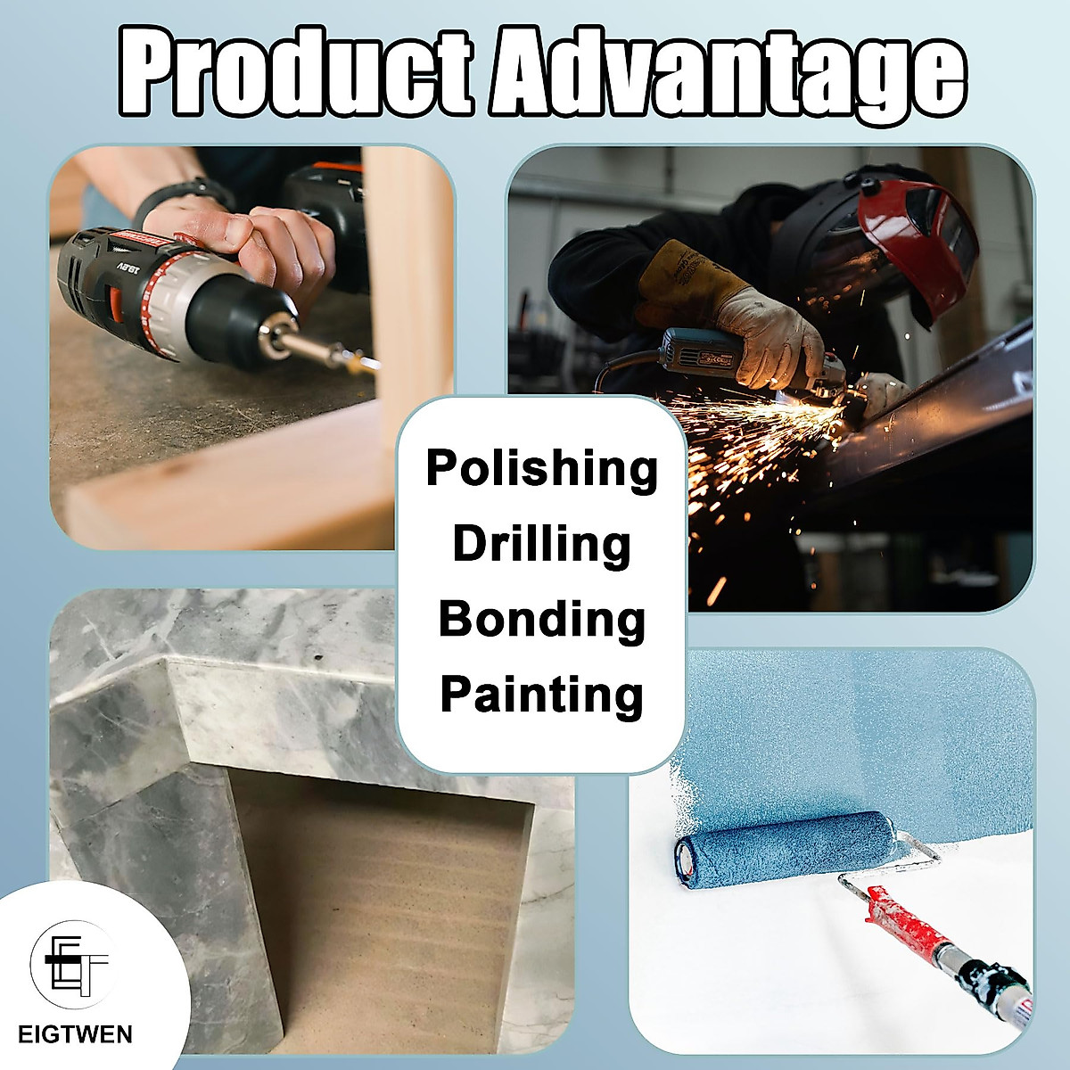 Epoxy Putty, 200g Epoxy Wood Filler, 2 Part Epoxy Metal Putty, Plastic, Glass, Ceramic Sink Crack Repair for Fast Repair and Bonding, Heat Resistant & Waterproof (Brown)