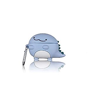 AirPod Pro Case, 3D Funny Cartoon Cute Animal Design，Accessories Key Chain for Kids Girls Teens Women Boys (Cute Little Dinosaur Pro)