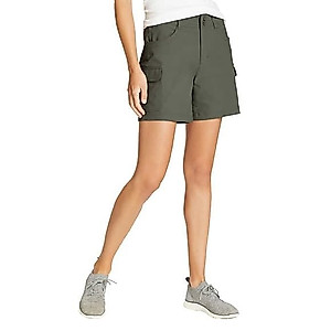 Eddie Bauer Ladies UPF 50+ Sun Protection Summer Trail Short | Green,14
