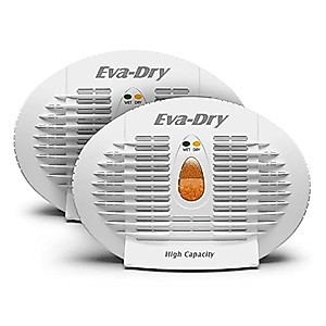 Eva-Dry E-500 Renewable dehumidifier, Pack of 2, white, perfect for closets, bathrooms, safes, boats, and rvs
