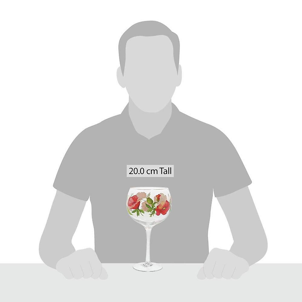 Ginology Poppies Copa Gin Glass