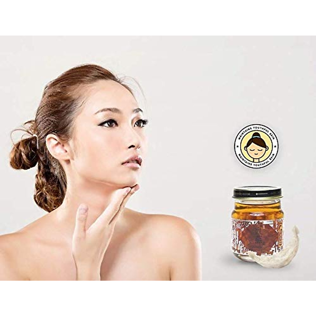 Golden Nest Premium Bird Nest Soup, Swallow Bird Nest 100% Natural - Made in USA, (燕窩) 6 bottles x 75ml (2.5 oz.) - (Red)