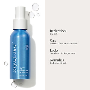 Jane Iredale D2O Hydration Spray 3.04 oz - Soothing Vegan Moisturizer for All Skin Tones & Types
