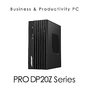 MSI PRO DP20ZA (MFF) Desktop, AMD Ryzen R7-5700G, Radeon Vega 7, 16GB Memory, 500GB SSD, WiFi 5, USB Type-C, Black, Windows 11 Home: 5M-223US