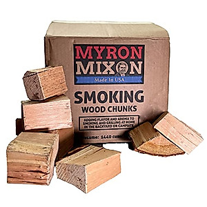 Myron Mixon Wood Chunks for Smoking | Pecan | Premium Wood Chunks That Add Flavor to Food, Made in The USA | 16lb Box