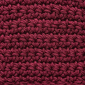 Lily Sugar 'N Cream The Original Solid Yarn, 2.5oz, Medium 4 Gauge, 100% Cotton - Wine - Machine Wash & Dry