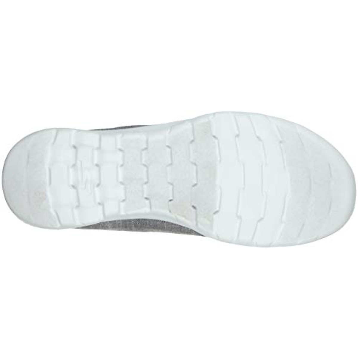 Skechers womens Go Walk Lite - 136001 Ballet Flat, Grey, 7.5 US