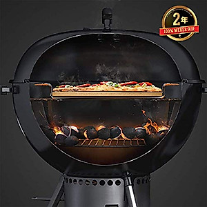 Weber Gourmet BBQ System Pizza Stone with Carry Rack,16.7" Long