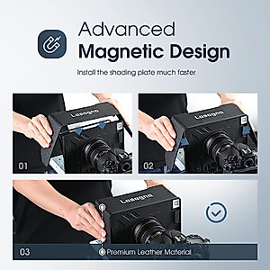 Professional Teleprompter for iPad Smartphone Tablet 11 inches for DSLR Camera w/Remote APP Control, Splitter Glass for Wide Angle Video Recording Vlogging Live Streaming,w/Portable Carry Case
