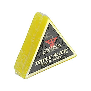 Dime Bag Hardware Triple Slick Skateboard Curb Wax Lemon - Yellow 4 Pack