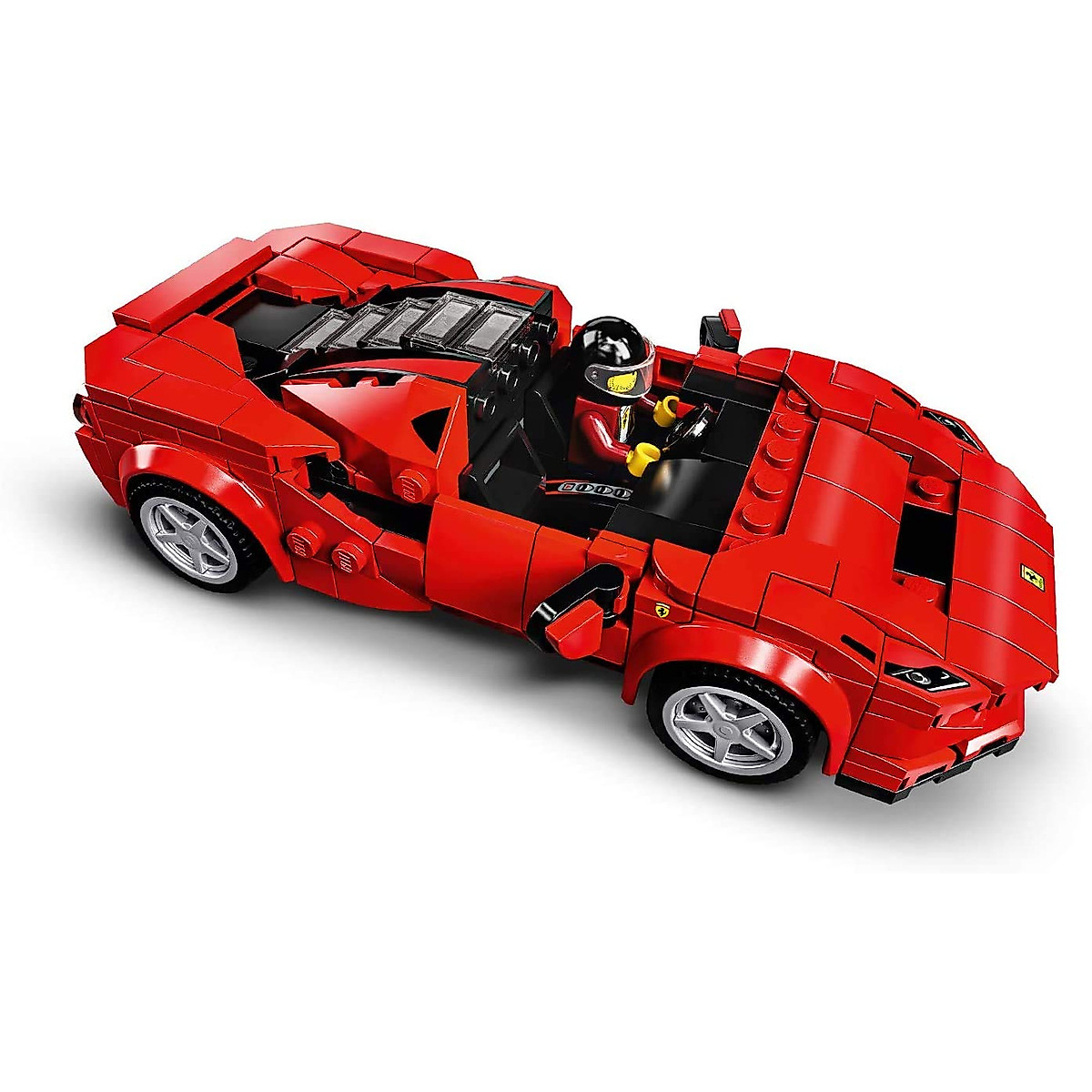 Lego 76895 Speed Champions Ferrari F8 Tributo Racer Toy, with Racing Driver Minifigure, Race Cars Building Sets, 7 years and up.