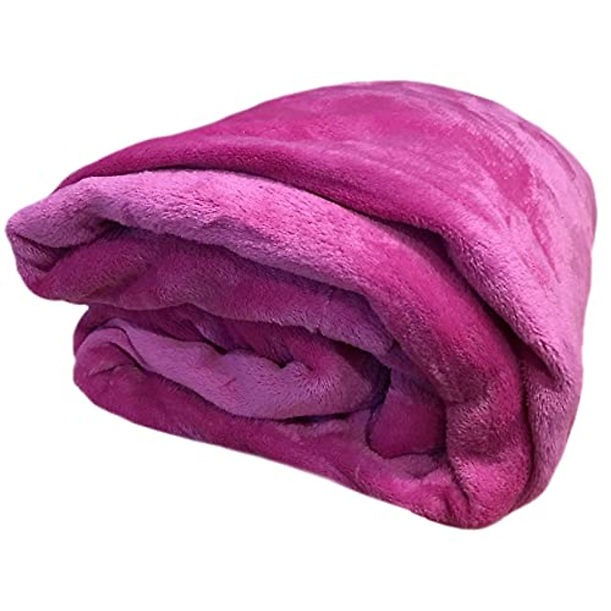Home Must Haves Solid Hot Pink Affordable Bed Blanket Bedding Throw Fleece Super Soft Warm (Queen), (Hot Pink Blanket 1)