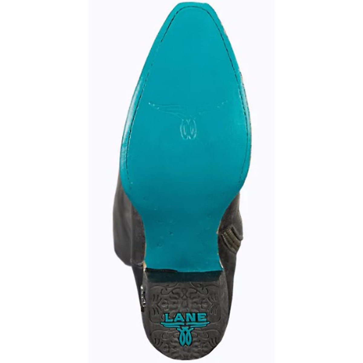 Lane Women's Lexington Leather Tall Western Boot Snip Toe Jet Black 9 M US