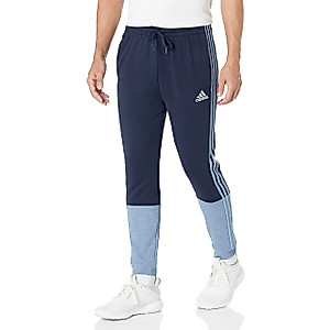adidas Men's Essentials Mélange French Terry Pants, Ink/Ink Melange, Large