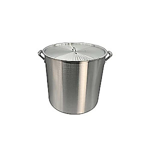 Nexgrill 120 Qt. Aluminum Stock Pot with Strainer Basket & Lid Turkey Fryer, Perfect for Boiling and Frying Seafood, Crawfish, Turkeys, Heavy-duty for Durability, Great for Outdoor Cooking, 630-0020