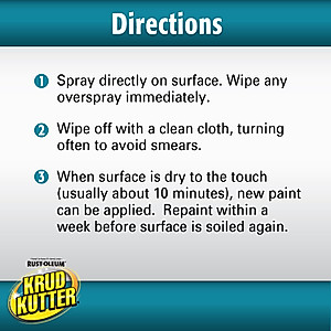 KRUD KUTTER PC326 No-Rinse Prepaint Cleaner/TSP Substitute Spray, 32 Fl Oz