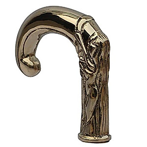 R S E Solid Brass Handle Trunk Beautiful Handle Cane for Wooden Walking Stick Shaft