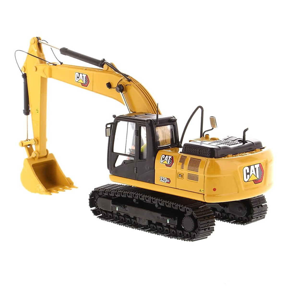 Diecast Masters 1:50 Caterpillar 320 GX Hydraulic Excavator | High Line Series Cat Trucks & Construction Equipment | 1:50 Scale Model Diecast Collectible Model 85674