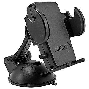 Arkon Windshield or Dash Car Phone Holder Mount for iPhone 12 11 XS XR X Galaxy Note 20 10 9 Retail Black