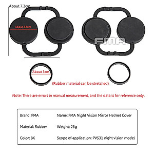 FMA PVS31 Night Vision Lens Cover Rubber Protective Apron TB1402